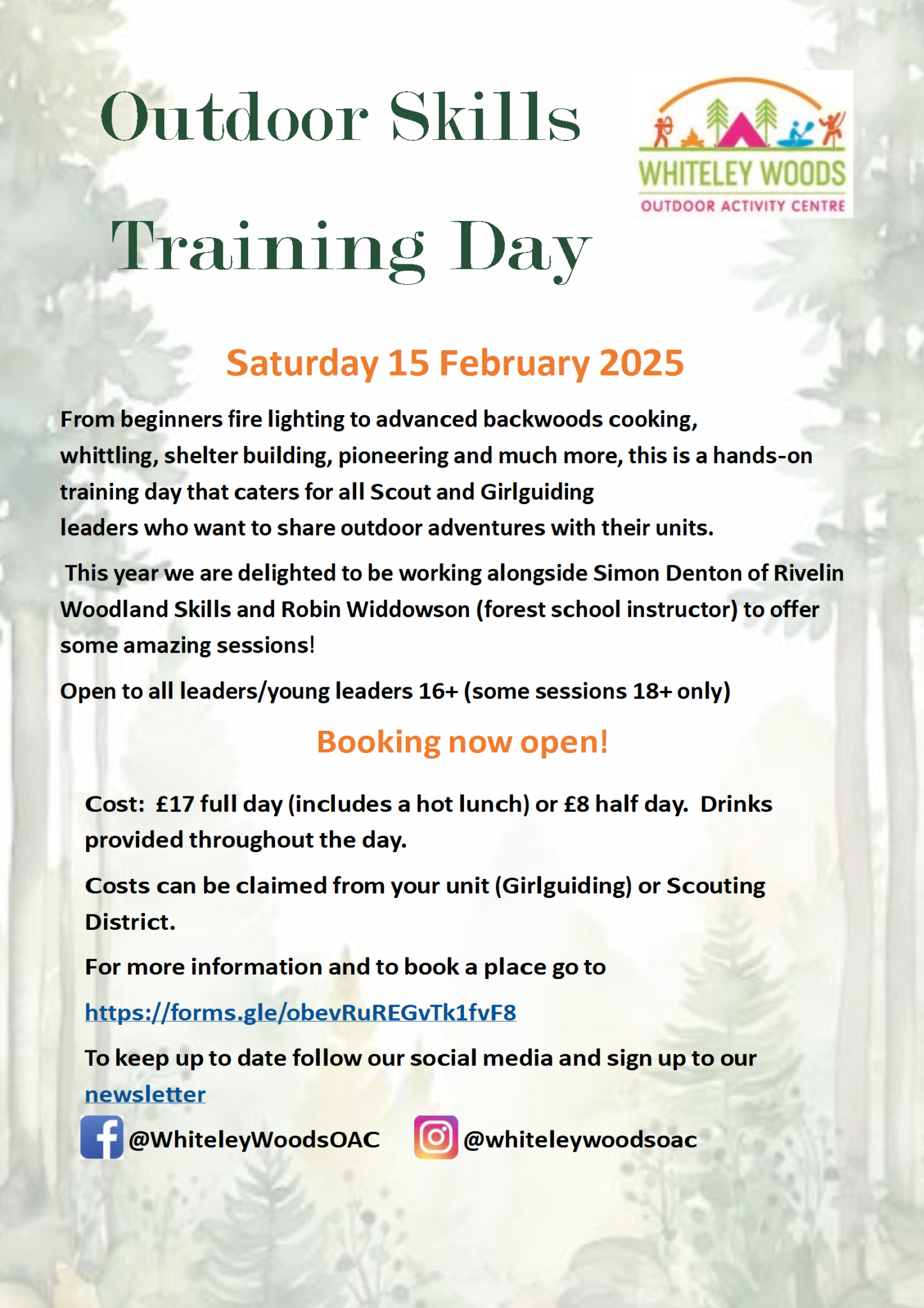 Outdoor Skills Day – Booking Now Open! – Whiteley Wood Outdoor Activity ...